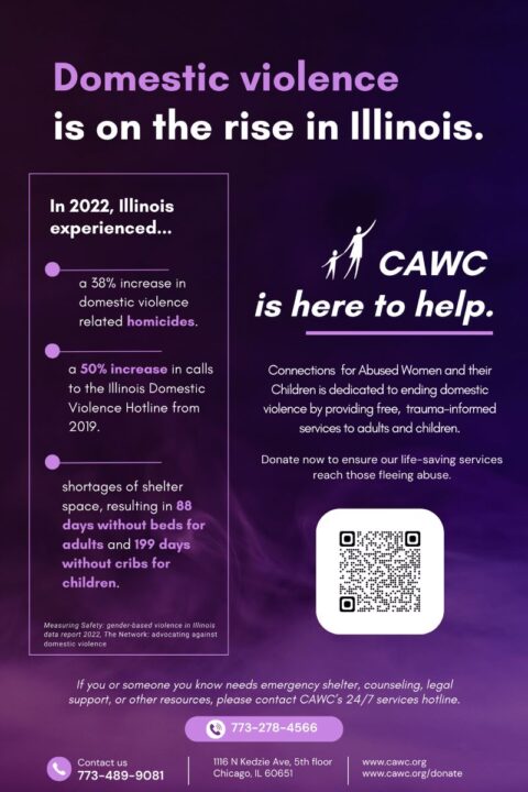 Donate to Support Domestic Violence Charity | CAWC